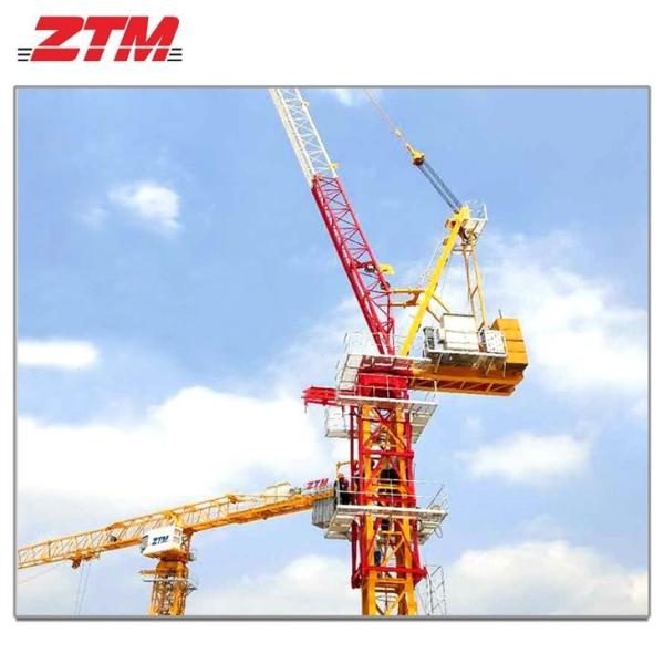 Quality ZTL346 Luffing Tower Crane 18t Capacity 60m Jib Length 2.4t Tip Load Hoisting Equipment for sale