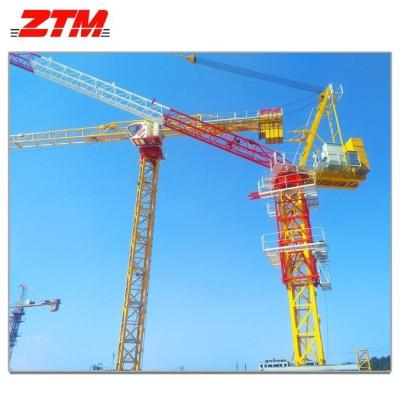 China ZTL756 Luffing Tower Crane 50t Capaciteit 60m Jib Lengte 9.5t Tip Load Lifting Equipment Te koop