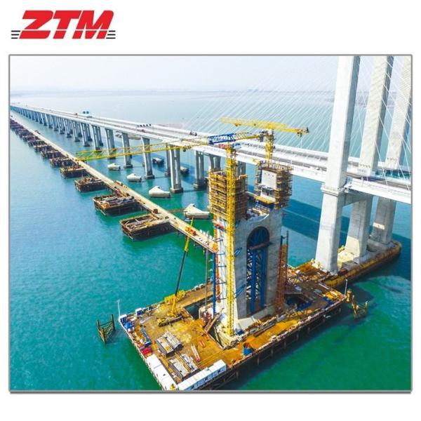 Quality ZTT466 Flattop Tower Crane 26t Capacity 80m Jib Length 3.3t Tip Load Hoisting Equipment for sale