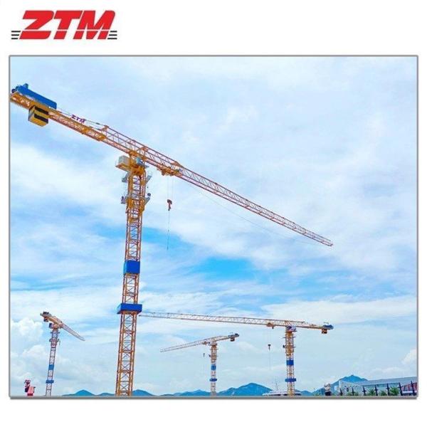 Quality ZTT226B Flattop Tower Crane 10t Capacity 70m Jib Length 1.5t Tip Load Hoisting Equipment for sale
