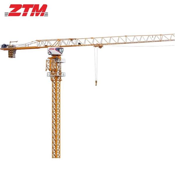 Quality ZTT256 Flattop Tower Crane 12t Capacity 70m Jib Length 2.3t Tip Load High Quality Hoisting Equipment for sale