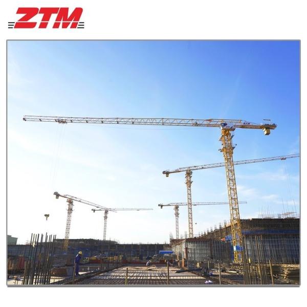 Quality ZTT296C Flattop Tower Crane 16t Capacity 70m Jib Length 3.1t Tip Load High Quality Hoisting Equipment for sale