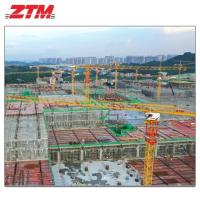 Quality ZTT336 Flattop Tower Crane 18t Capacity 75m Jib Length 2.7t Tip Load Hoisting Equipment for sale