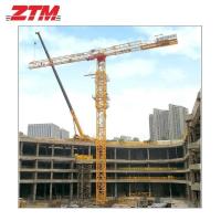 Quality ZTT336 Flattop Tower Crane 18t Capacity 75m Jib Length 3t Tip Load Hoisting Equipment for sale