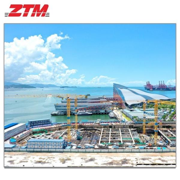 Quality ZTT396 Flattop Tower Crane 16t Capacity 75m Jib Length 3.5t Tip Load High Quality Hoisting Equipment for sale