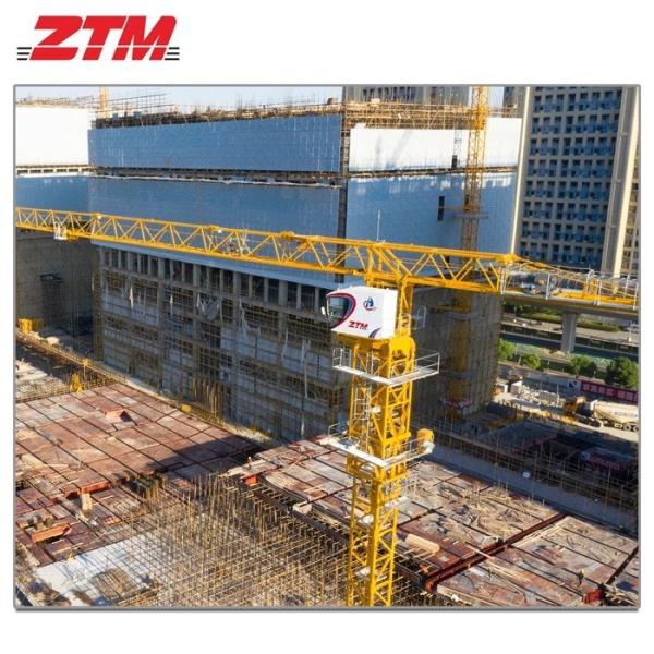 Quality ZTT396 Flattop Tower Crane 20t Capacity 75m Jib Length 3.5t Tip Load Hoisting Equipment for sale
