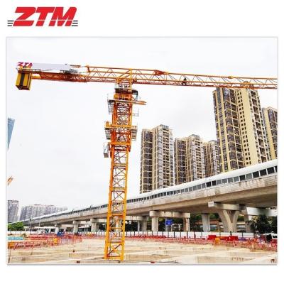 China ZTT466 Guindaste de torre plana 26t Capacidade 80m Duração de janela 3.3t Equipamento de elevação de carga de ponta à venda