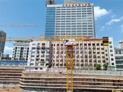 China ZTT616 Flattop Tower Crane 26t Capaciteit 80m Jib Lengte 4.1t Tip Load Lifting Equipment Te koop
