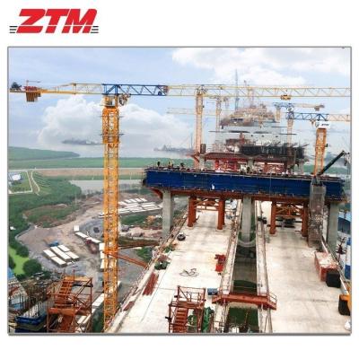 Cina ZTT756 Flattop Tower Crane 40t Capacità 80m Jib Lunghezza attrezzature di sollevamento in vendita