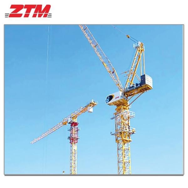 Quality ZTL186 Luffing Tower Crane 8t Capacity 50m Jib Length 1.8t Tip Load Hoisting Equipment for sale