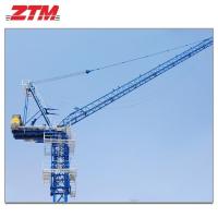 Quality ZTL186 Luffing Tower Crane 10t Capacity 50m Jib Length 1.8t Tip Load Hoisting Equipment for sale