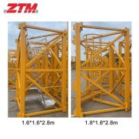 China Zoomlion Tower Crane Mast Section 1.8m x 1.8m x 2.8m Q345B Steel for sale