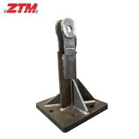 China Tower Crane Reusable Fixing Angle Q345B 6 Holes 0.5x0.5x0.69M for sale