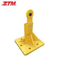 China Tower Crane Reusable Fixing Angle Q345B 6 Holes 0.5x0.5x0.69M for sale