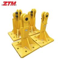 China Tower Crane Reusable Fixing Angle Q345B 6 Holes 0.5x0.5x0.69M for sale