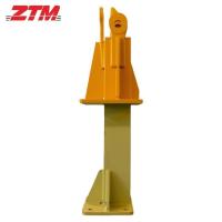 China L69 Tower Crane Fixed Foundation Leg Q345b Steel 950-1250mm Height 450x450mm Base Plate for sale