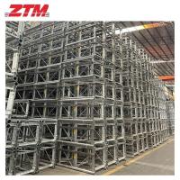 China Galvanized Construction Hoist Mast Section 650x650x1508mm Q345B Steel for sale