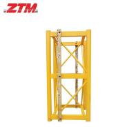 China Galvanized Construction Hoist Mast Section 650x650x1508mm Q345B Steel for sale