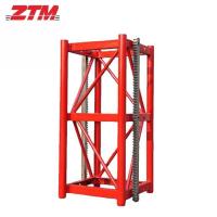 China Galvanized Construction Hoist Mast Section 650x650x1508mm Q345B Steel for sale