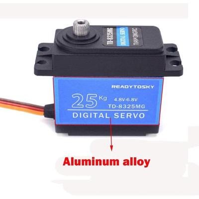 China TIANKONGRC  TD8325MG 25Kg High Torque Coreless Servo Motor, Waterproof for sale