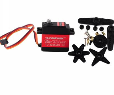 Quality TIANKONGRC TD8235MG 35kg RC Servo Motor Metal Gear 4.8-8.4V for Arduino Smart for sale