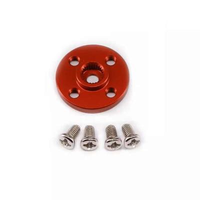 China Volante de metal de alta precisión de 25T montaje de disco pequeño para MG995 MG996R con orificios de tornillo M3 en venta