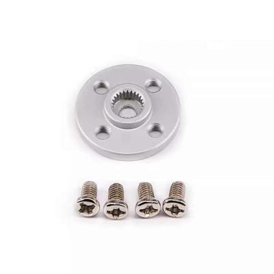China Volante de metal de alta precisión de 25T montaje de disco pequeño para MG995 MG996R con orificios de tornillo M3 en venta