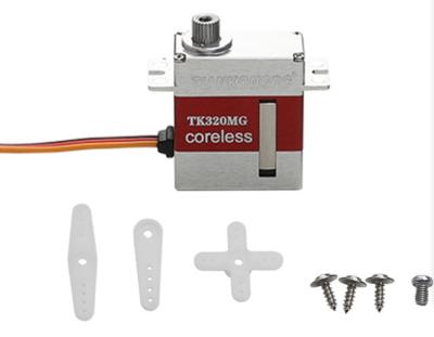 China TIANKONGRC Tk-320MG 3.7KG Servo a prueba de agua Motor de alto par Digital Servo Submarino RC Servo para helicóptero robot de coche RC en venta