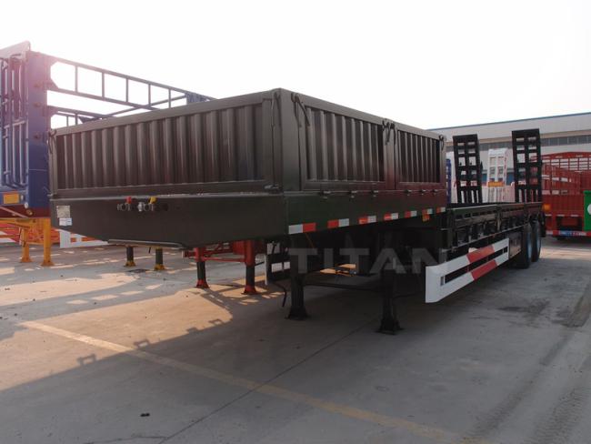 We provide the low loader semi trailer for customers with high quality paint spraying, which looks shiny and is substantially more anticorrosive.