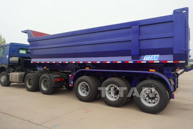 U Shape Dump Semi Trailer