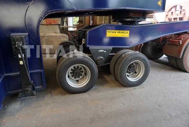 100t 3 lines 6axles lowbed trailers