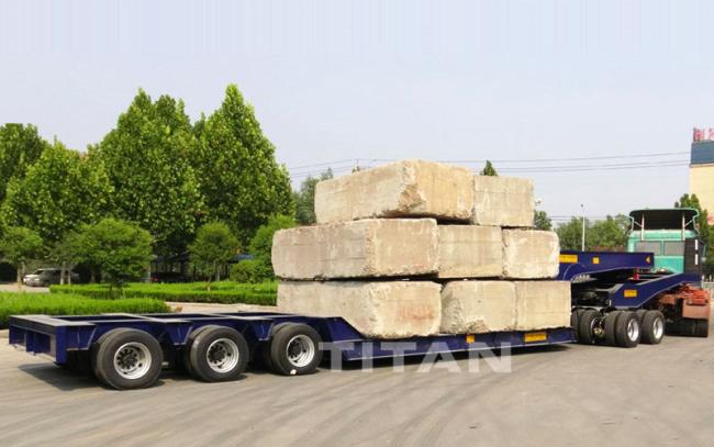 100t 3 lines 6axles lowbed trailers
