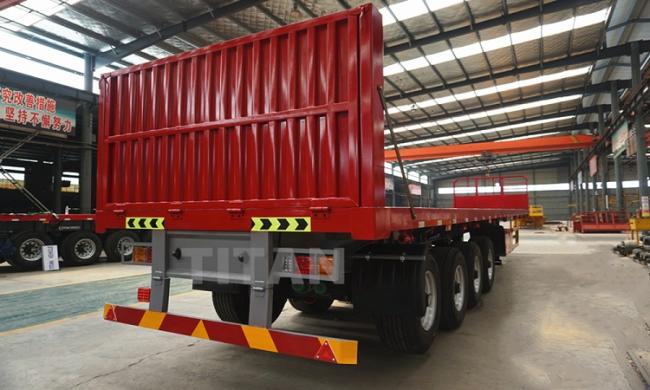 45 ft flat body decks container platform flatbed semi trailers 
