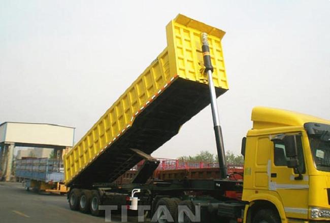 Used and New Tri Axle Tractor Tipper Dump Truck Trailers for Sale