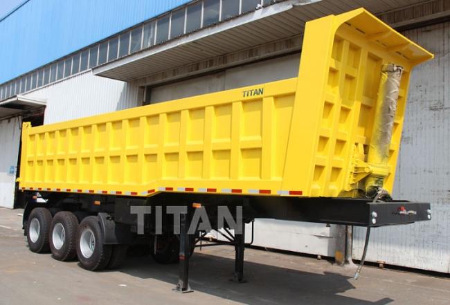 Used and New Tri Axle Tractor Tipper Dump Truck Trailers for Sale