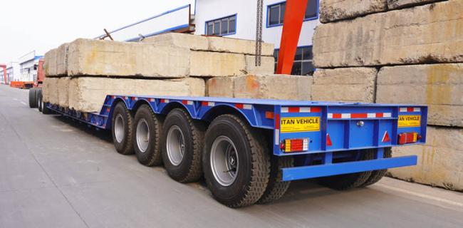 150 Ton Removable Gooseneck Lowboy Trailer with Dolly for Sale