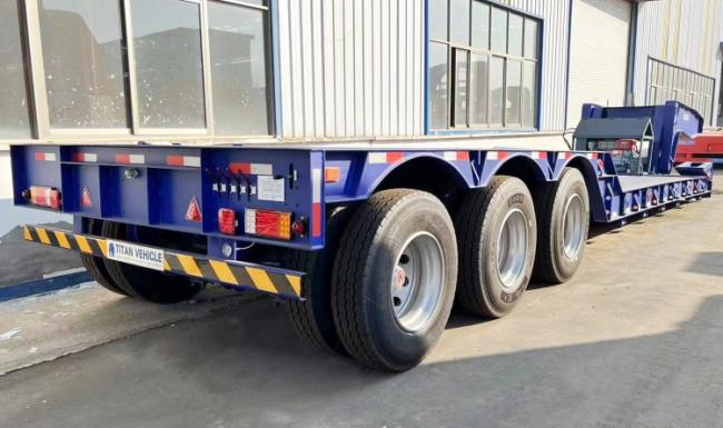 Detachable Gooseneck Trailer for Sale in Mauritius | 60 Ton Lowboy Trailer for Sale 