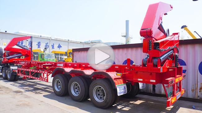 TITAN 20FT 40FT Container Side Lifter Side Loader Trailer Truck Sidelifter Sideloader for Sale in Papua New Guinea