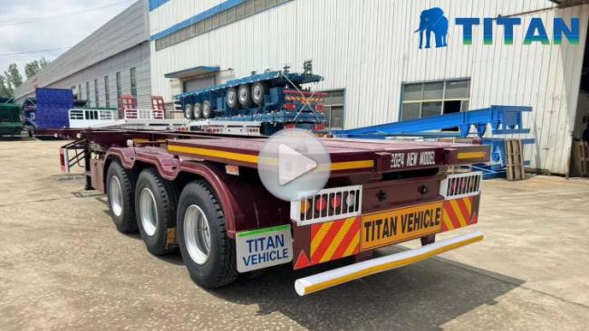 TITAN Tri Axle Container Chassis for Sale 40ft Container Chassis
