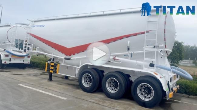 TITAN 3 Axle 40CBM Cement BulkerTtrailer for Sale Cement Bulker Price