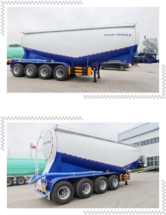 TITAN 4 Axle 40m³ Cement Tanker Semi Trailer Cement Tanker Price