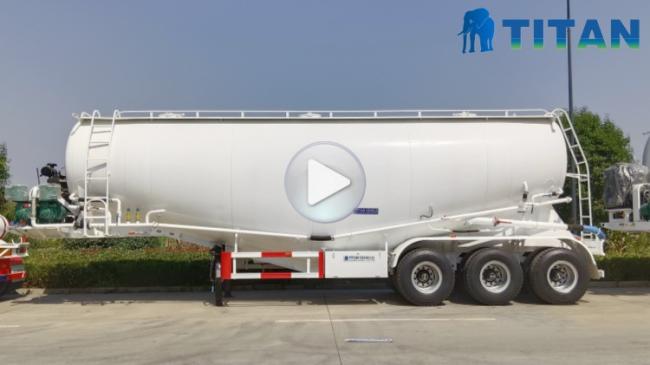TITAN 3 Axle 42CBM Cement Bulker Cement Prices Bulker Cement Tanker for Sale