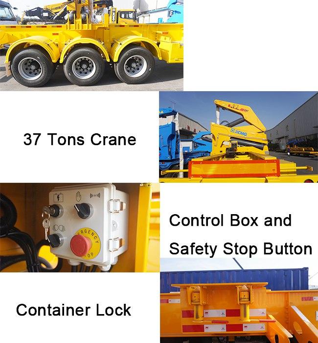 TITAN 37 Tons Container Side Lifter Trailer for Sale