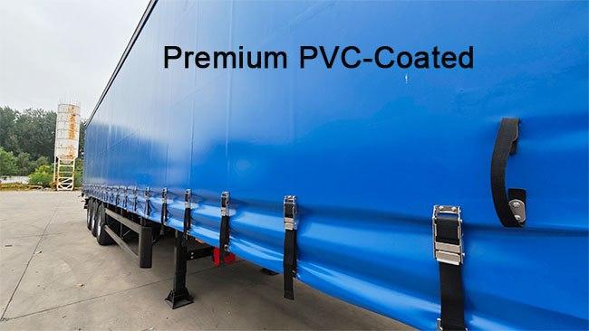 TITAN 3 Axle Pvc Tautliner Curtains Price  Side Curtain Trailer for Sale