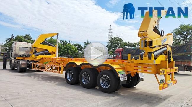 TITAN 45 Tons 40 Ft Container Side Loader Trailer for Sale