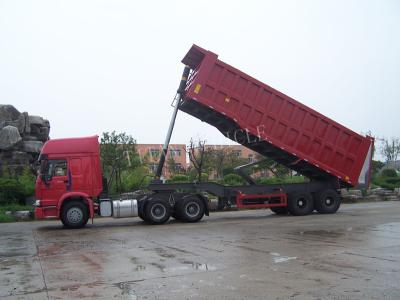 中国 TITAN  VEHICLE 2 axles 30 ton tipper semi trailer for sale 販売のため