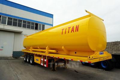 Κίνα 3 axle 42000 liters carbon steel diesel fuel tank semi trailer  for sale προς πώληση