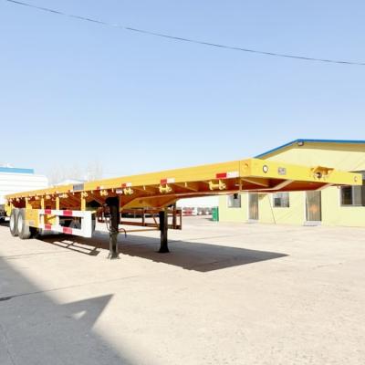 Cina TITAN 2 Axle 40 Ft Titan Flatbed Trailers for Sale in vendita