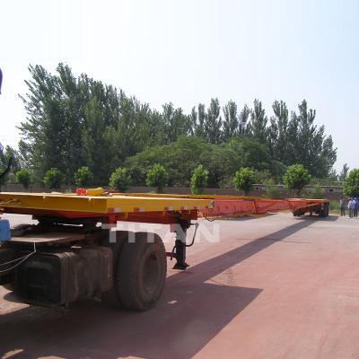 中国 42m Telescopic Blade Trailer Extendable Telescopic Blade Trailer for Wind Blade 販売のため