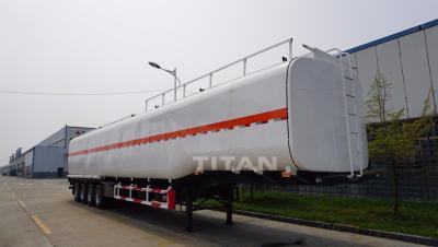 China Gasoline transport truck trailer gasoline tanker trailer gas fuel tank trailer for sale